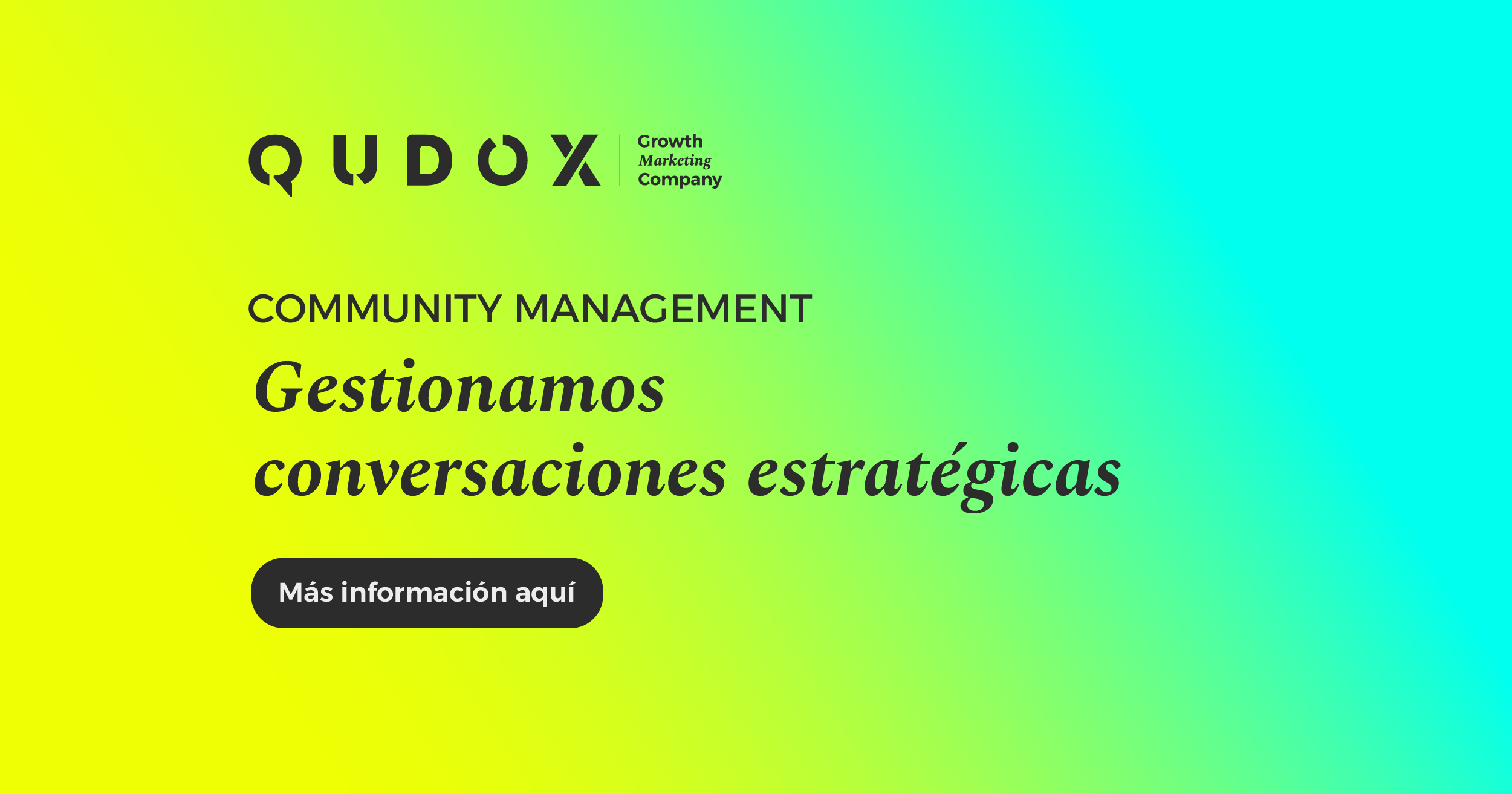 Servicio de Community Management | Qudox